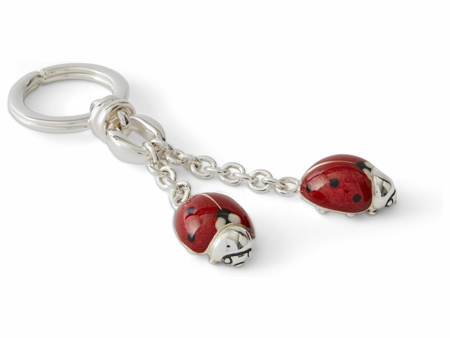 Saturno Silver Ladybird Keyring - Bonds the Jewellers